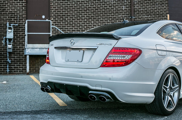 C63 AMG Coupe Carbon Fiber Bootlid Spoiler – Stealth Performance Group